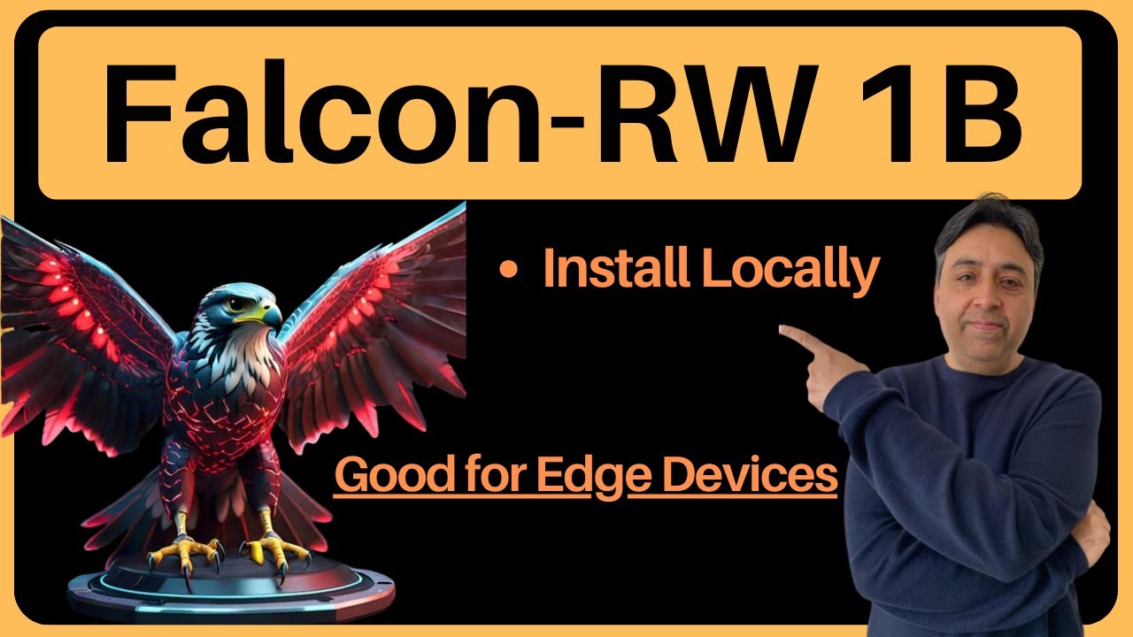 Falcon RW 1B - Good Model for Edge Devices - Install Locally - YouTube