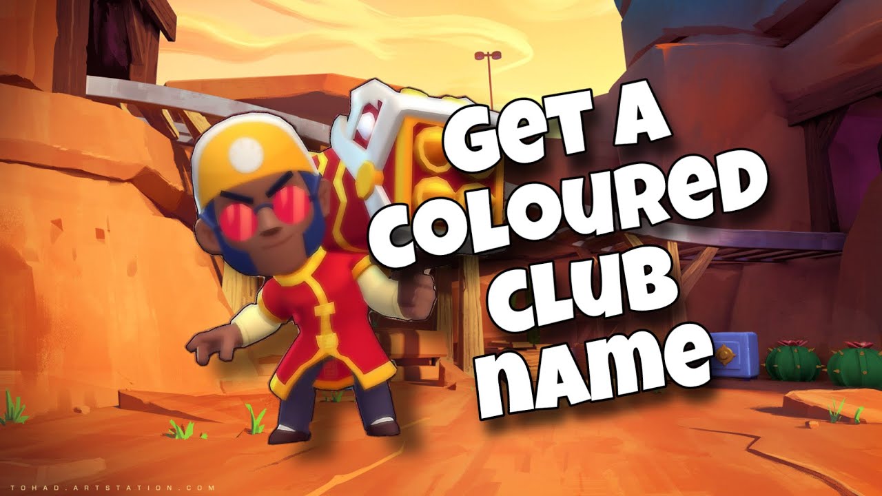 How To Get COLOURED Text On Your Club In Brawl Stars!!! Tutorial Video ...