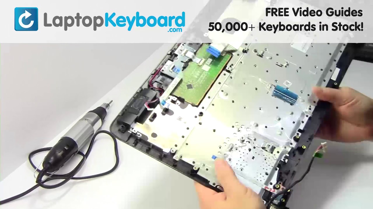 HP 15-AY Keyboard Replacement Installation Guide PAVILION 15-AF 15-AC ...