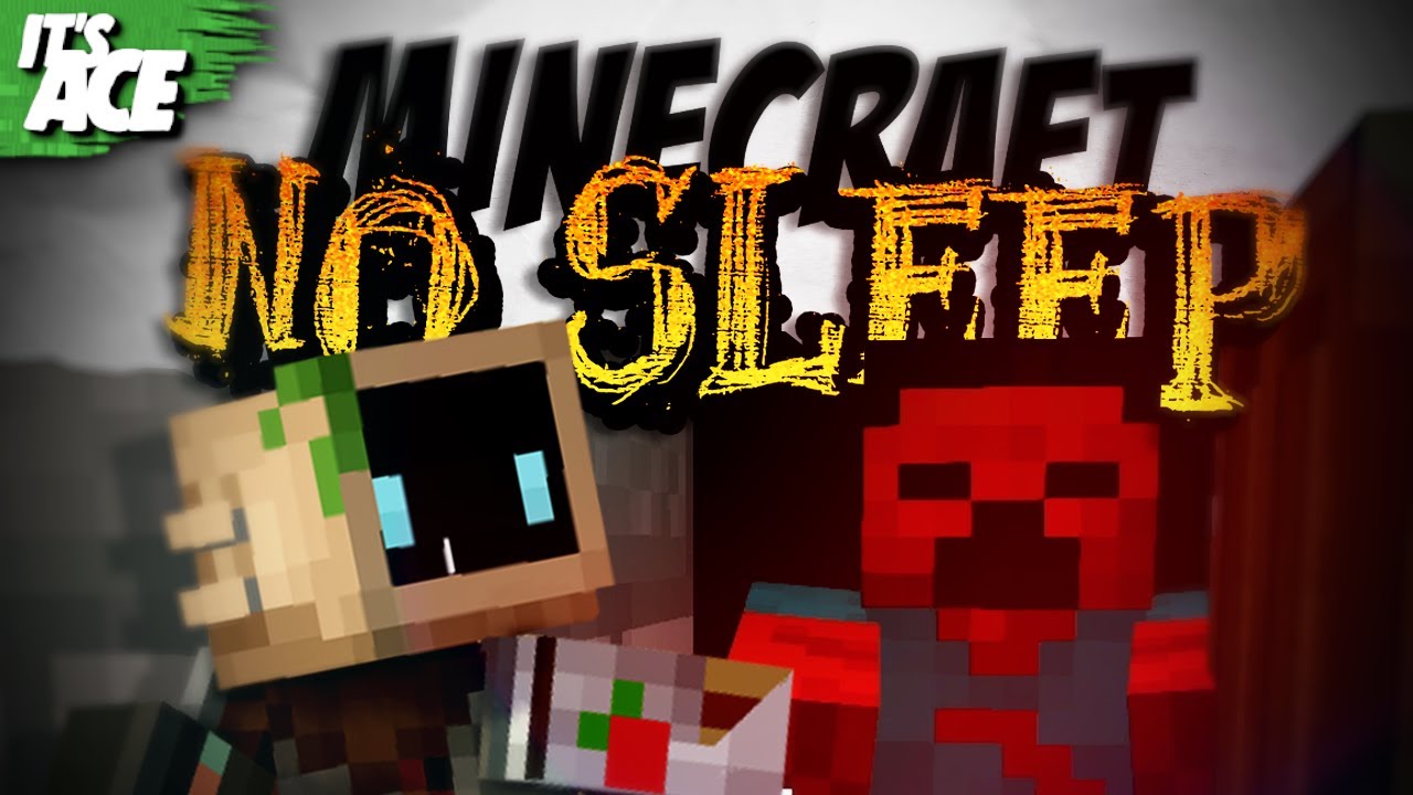 MINECRAFT HORROR MAP | No Sleep - YouTube