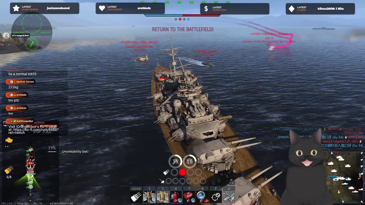 🔥Kitty on War Thunder🔥Big Black Cat plays with all of you ^w^ !dc - YouTube