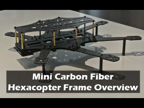 6-axis 290mm Carbon Fiber Hexacopter Frame from Goodluckbuy.com - YouTube