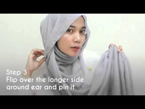 Tutorial Hijab by Mella - YouTube