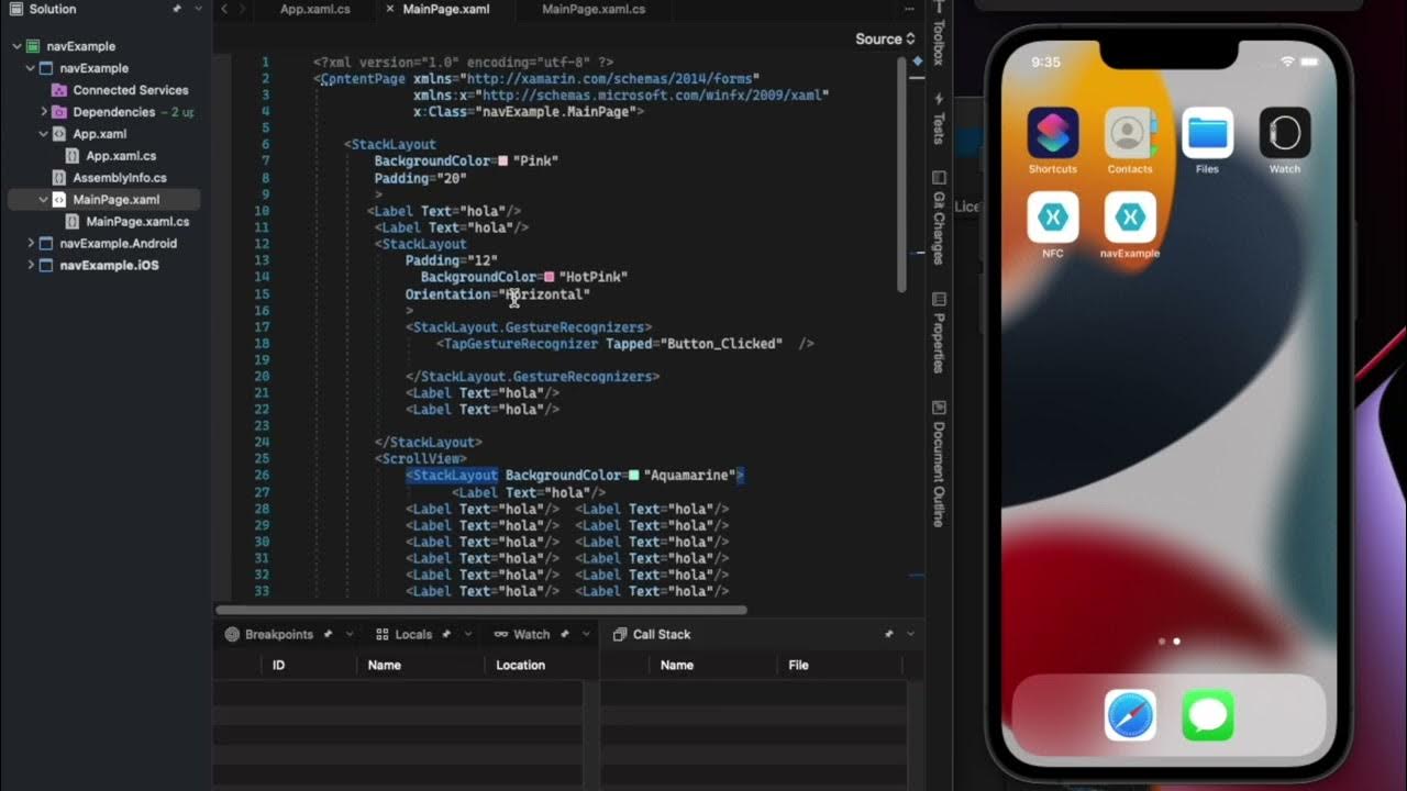 Xamarin Froms Scrollview - YouTube