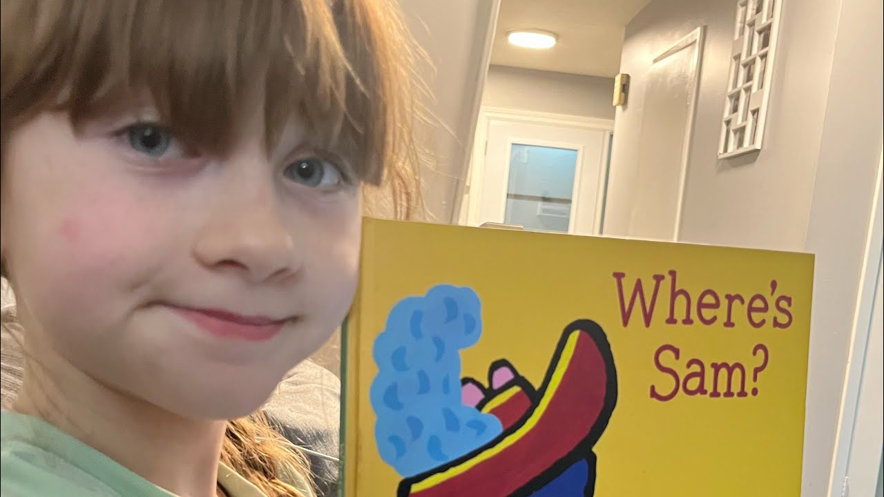 Where’s Sam kids book. Reading with Marley - YouTube