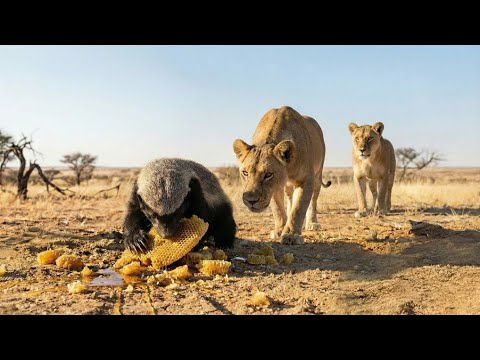 Honey Badger vs Lion - The Ultimate Survival in the Savannah | Inside The World