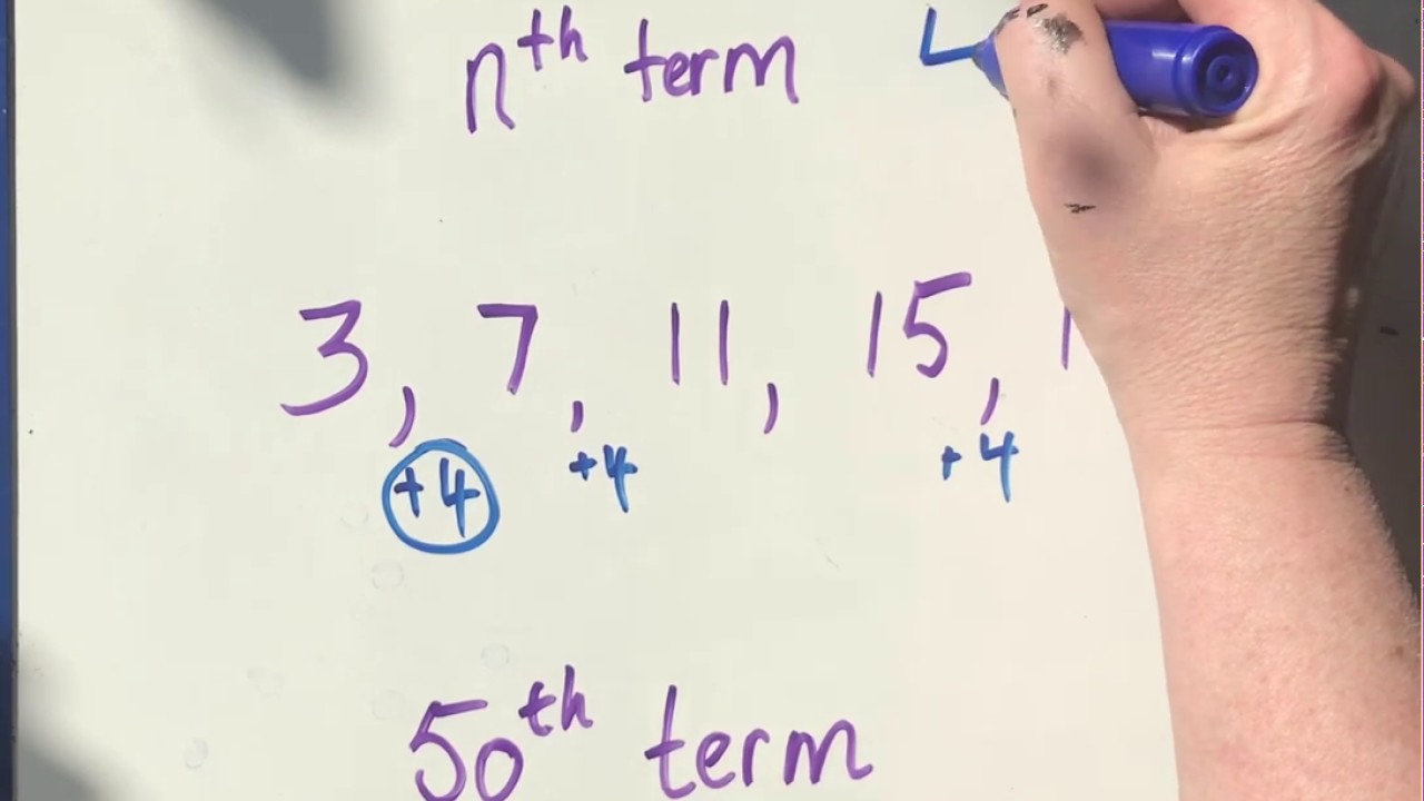 How to find the nth term - YouTube