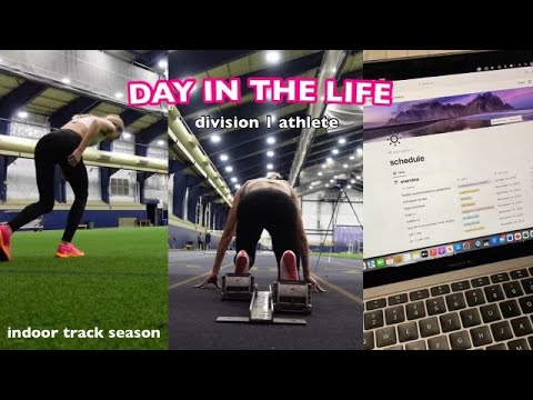 STUDENT ATHLETE DAY IN THE LIFE // indoor track and field, Pittsburgh ...