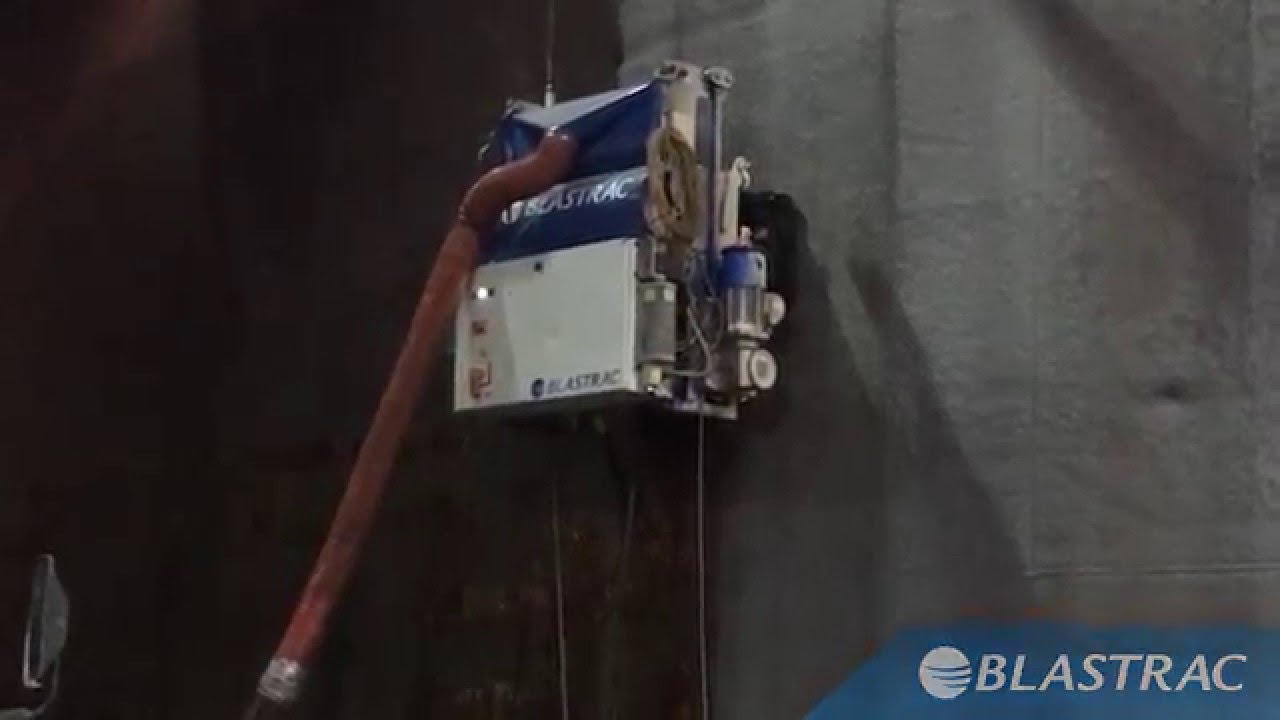 Vertical Steel Cleaning | New Blastrac 900VMB Vertical Steel Blaster ...