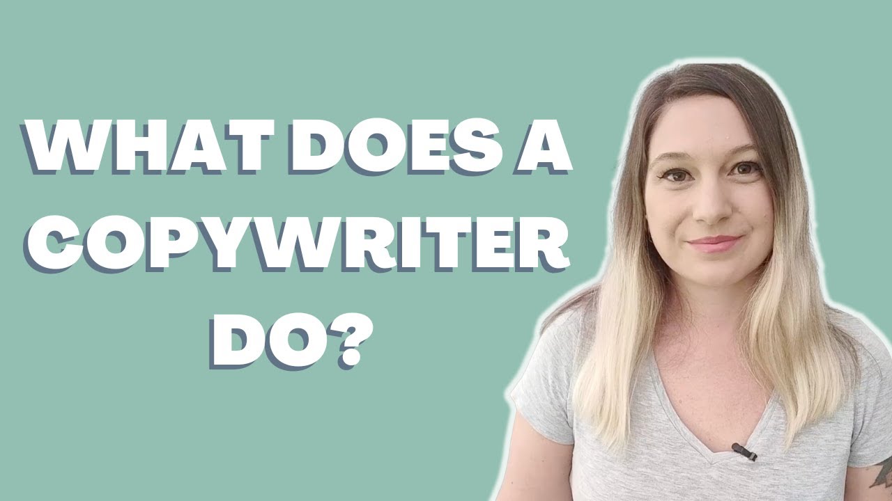 What does a copywriter do? - YouTube