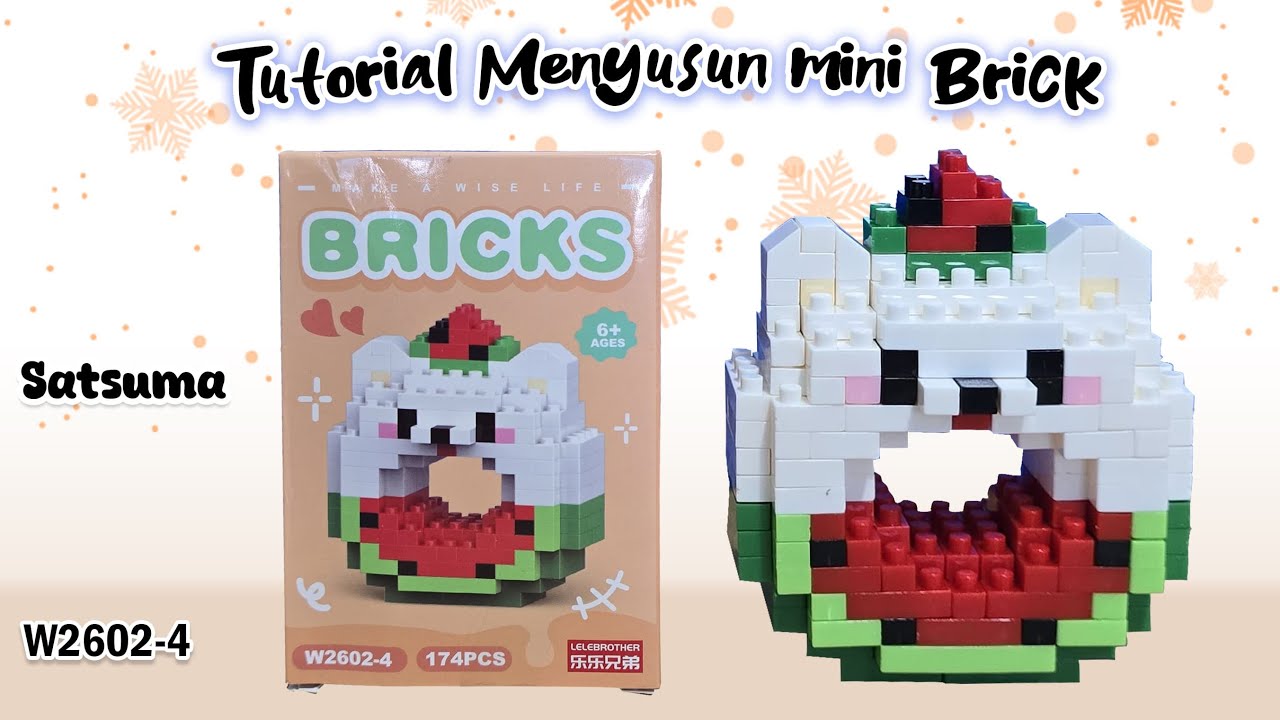 HOW I BUILD MINI LEGO BRICKS NANO BLOCKS MAKE A WISE LIFE DONUT SERIES ...