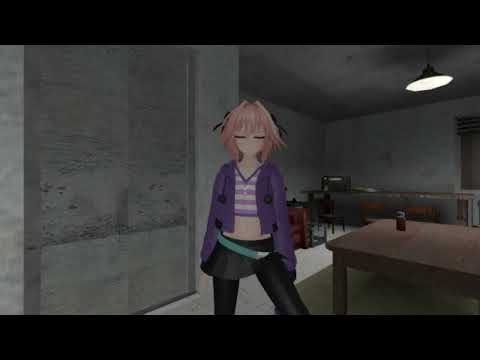 Astolfo farting in his kitchen.