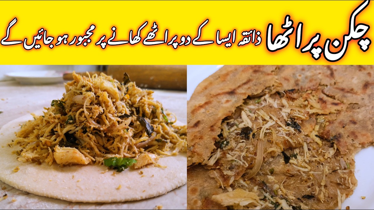 Perfect Chicken Paratha Recipe | How To Make Dhaba Style Chicken ...