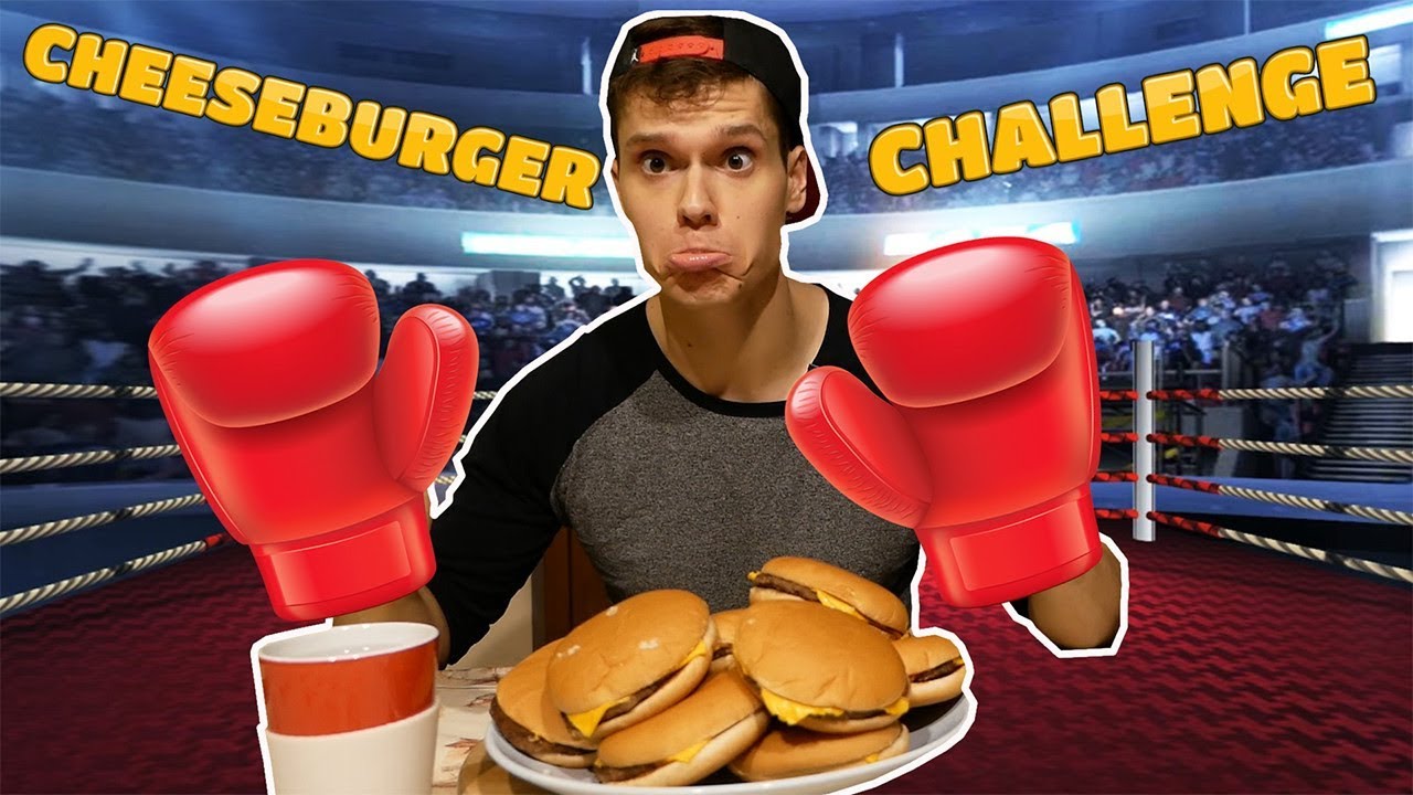 McDonald's CHEESEBURGER CHALLENGE - Cheat Meal - YouTube