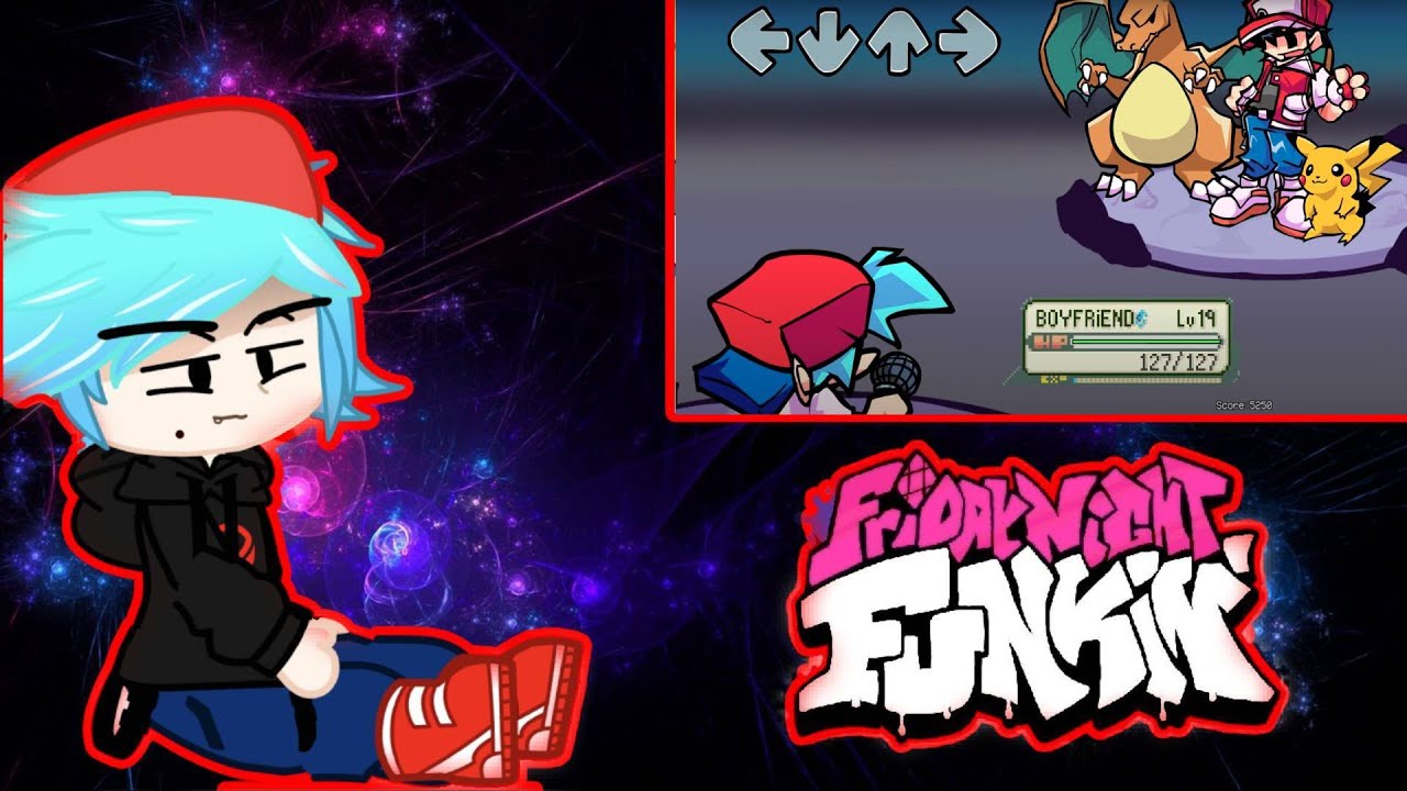 FNF react to Red Version Vs Red Week + Pikachu & Charizard (Pokemon ...