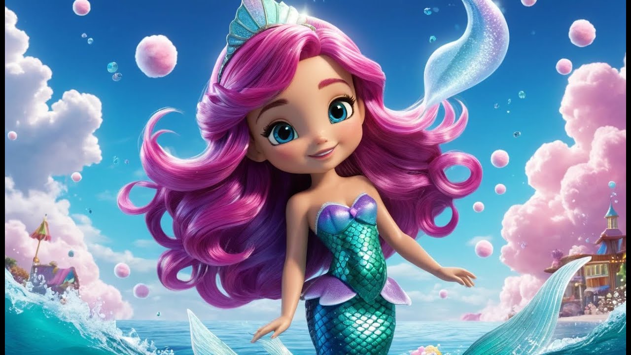 Mermaid Mia’s Cotton Candy Castle | Sweet Mermaid Adventure Song for ...