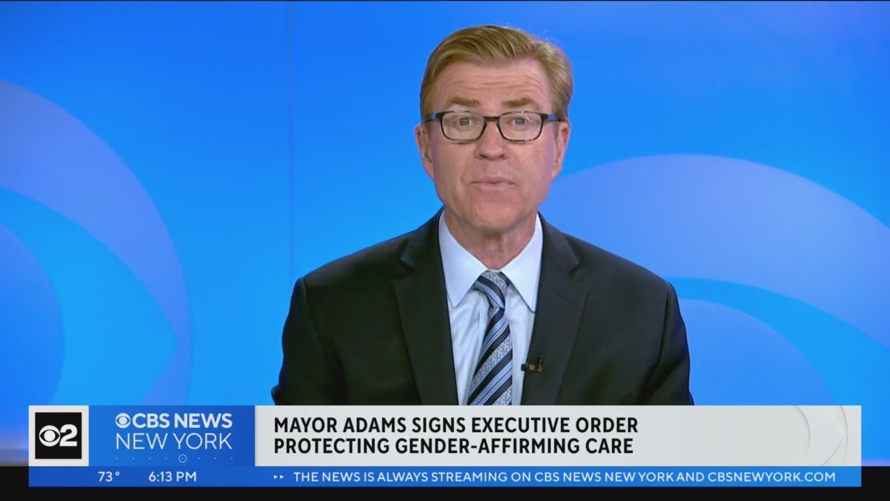 Adams signs executive order protecting gender-affirming care - YouTube