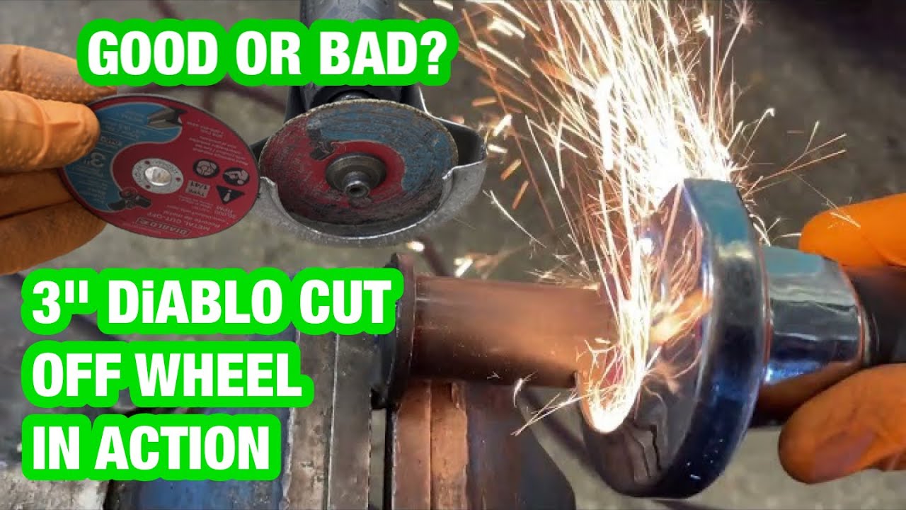 Diablo 3" metal bond cut off wheel - YouTube
