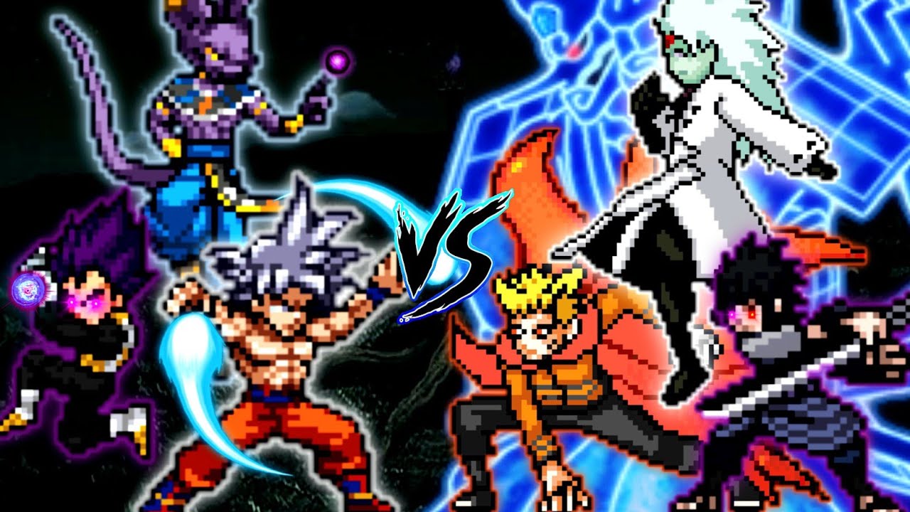 Goku P MUI V2 OP, Vegeta UE V2 OP & Beerus MUI V4 OP VS Naruto B V3 OP ...