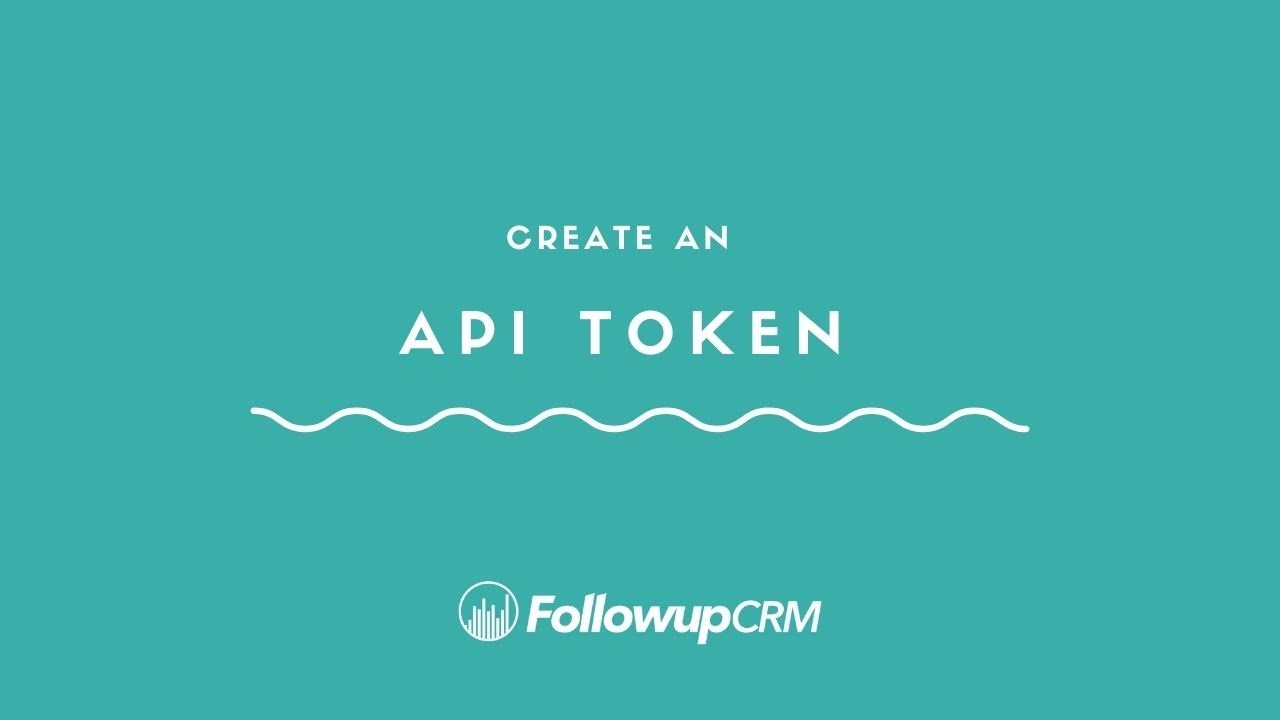 Create an API Token - YouTube