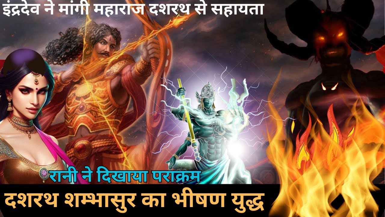 अयोध्यापति दशरथ ने की इन्द्रदेव की सहायता | DEVASUR SANGRAM | JANHIT ME ...