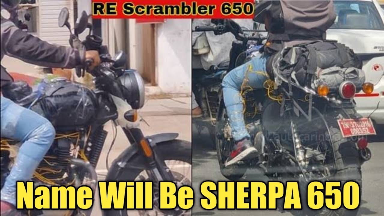 Royal Enfield Sherpa 650 Will Be The Name Of Upcoming Scrambler 650 ...