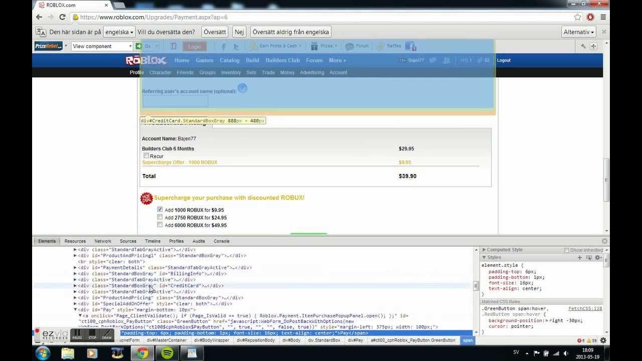 Roblox how to get free BC TBC OBC LIFETIME for free 2013 - YouTube