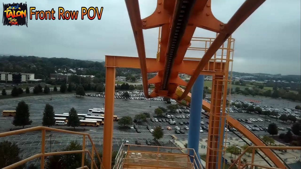 Talon Smooth Inverted Coaster Front Row POV August 2021 - Dorney Park ...