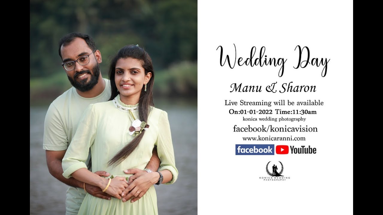 KONICALIVE Wedding Manu & Sharon - YouTube