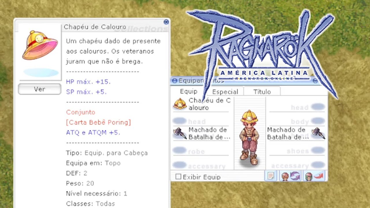 Como Pegar CHAPÉU do CALOURO - Primeiro Capacete Equip Novato ...