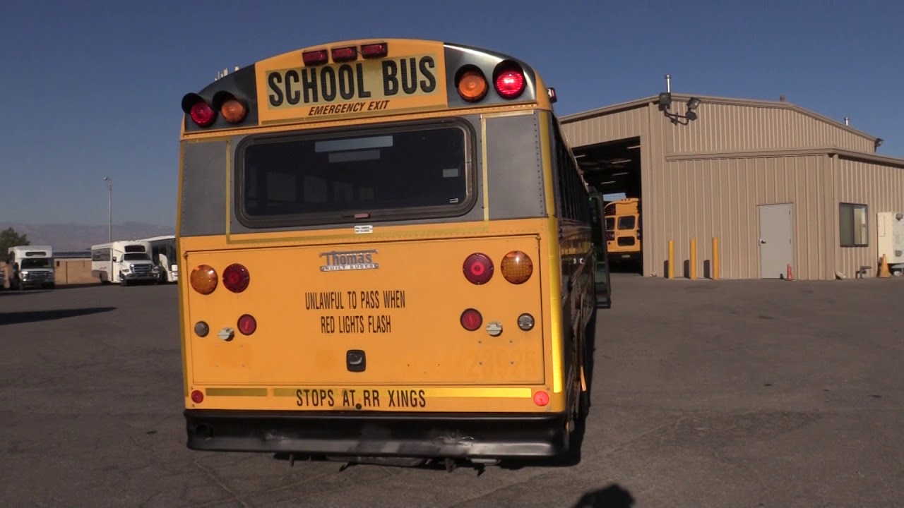 Used 2003 Thomas Saf-T-Liner HDX School Bus B24378 - YouTube