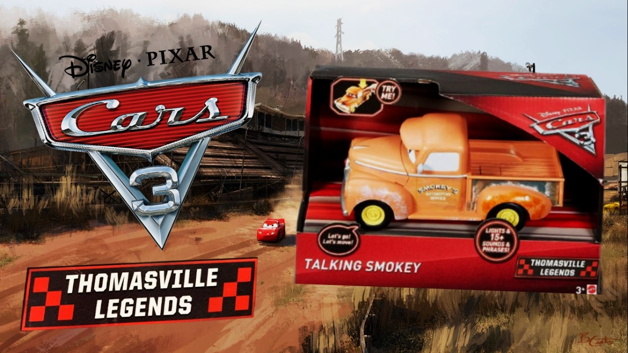 Cars 3 Talking Smokey Unboxing and Review! - YouTube