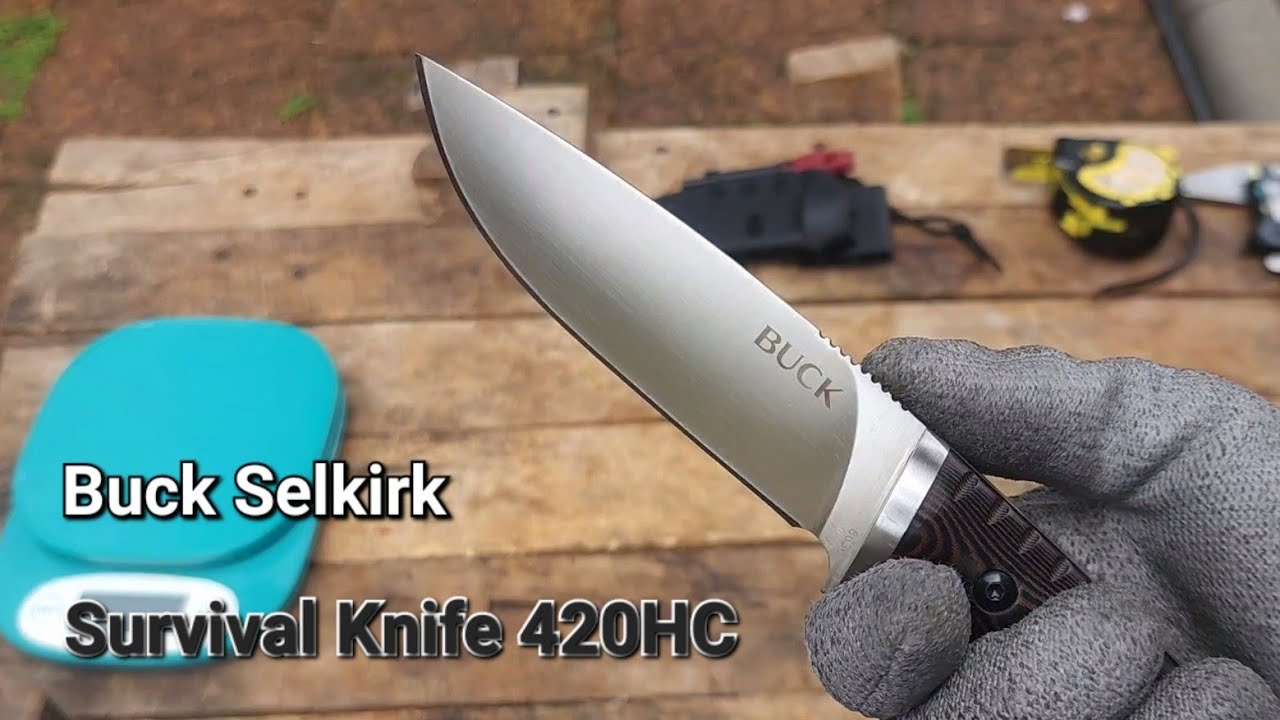 Buck 863 Selkirk Survival Knife - YouTube