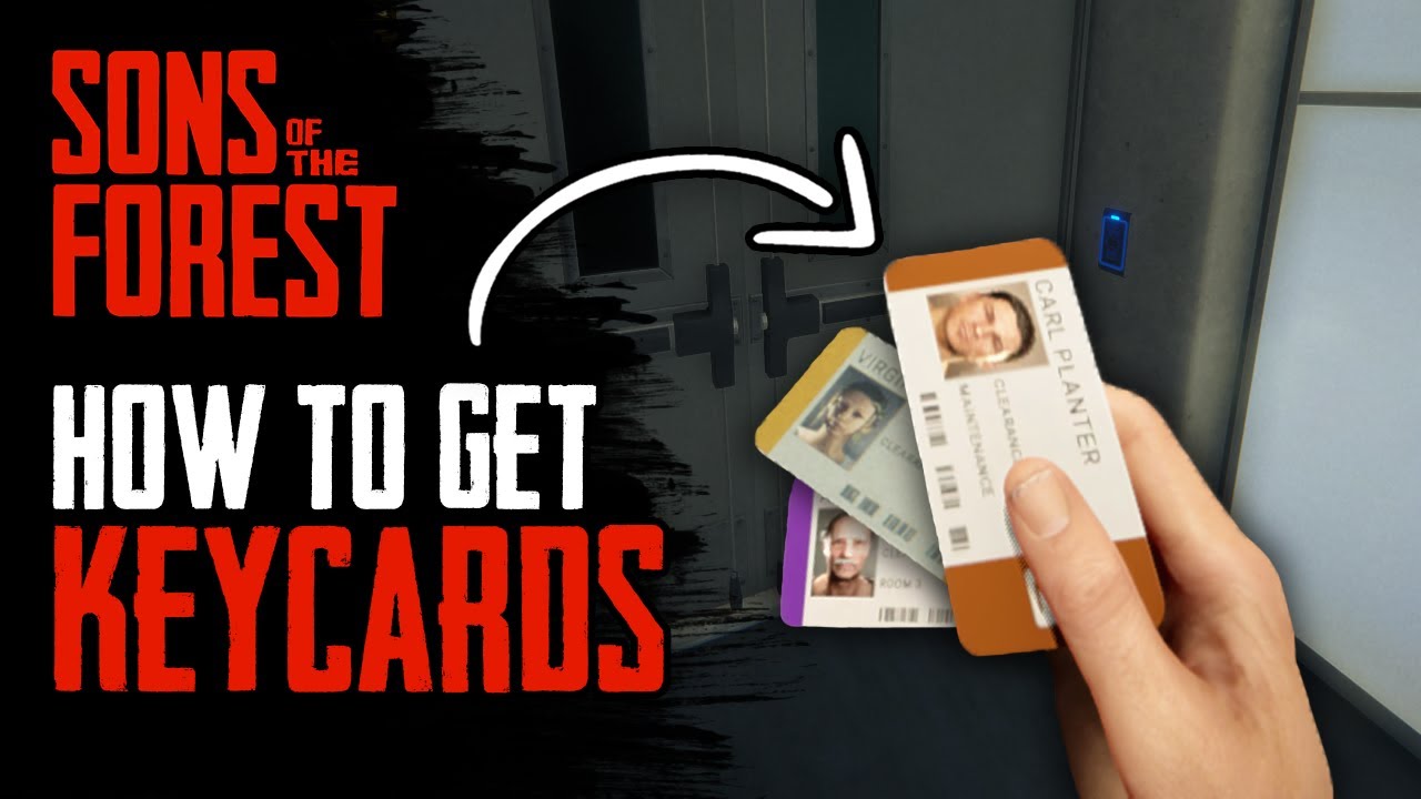 How To Get All Keycards - Sons Of The Forest - YouTube