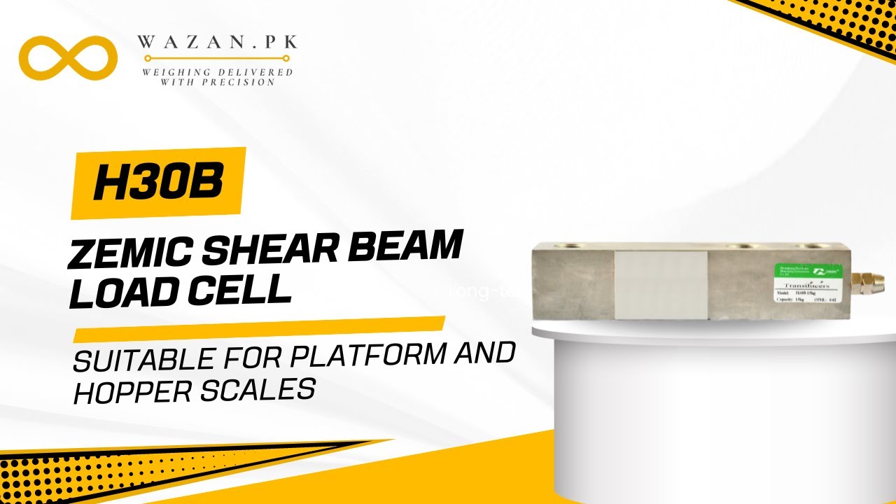 Introducing the ZEMIC H30B Shear Beam Load Cell. Precision for Platform ...