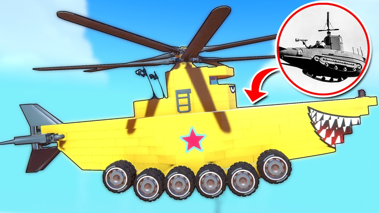 I Built a Helicopter-Submarine-Tank That ACTUALLY Existed...Sorta ...