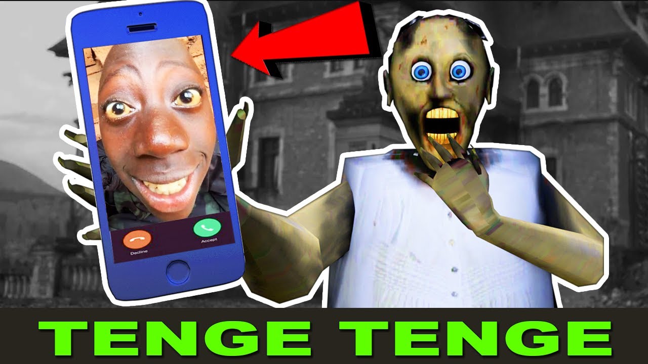 Granny Calls Tenge Tenge GRANNY VS TENGE TENGE in Real Life horror ...
