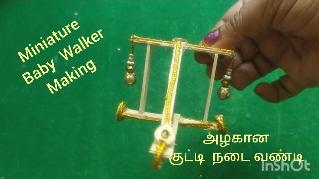 Miniature Wooden Baby Walker Making |நடை வண்டி செய்வது எப்படி ...