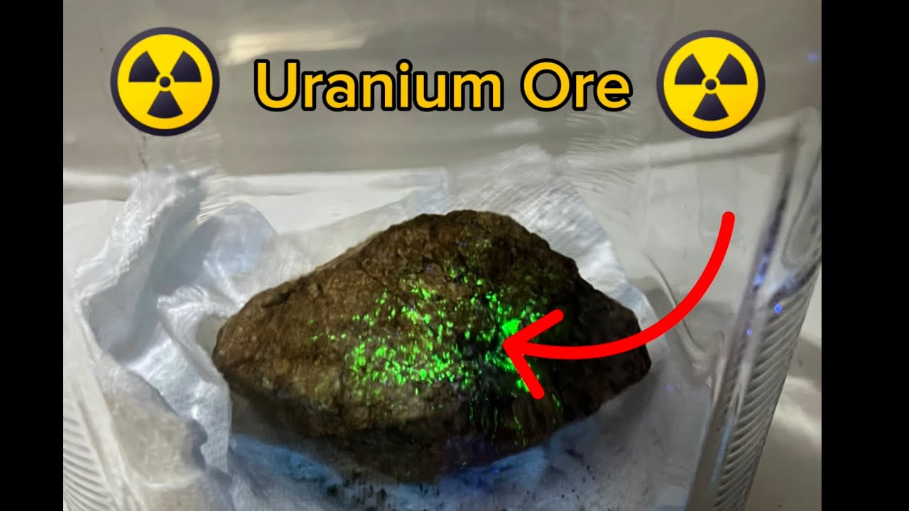Scary Uranium Ore I Found #uranium #radioactive #uraniumglass # ...