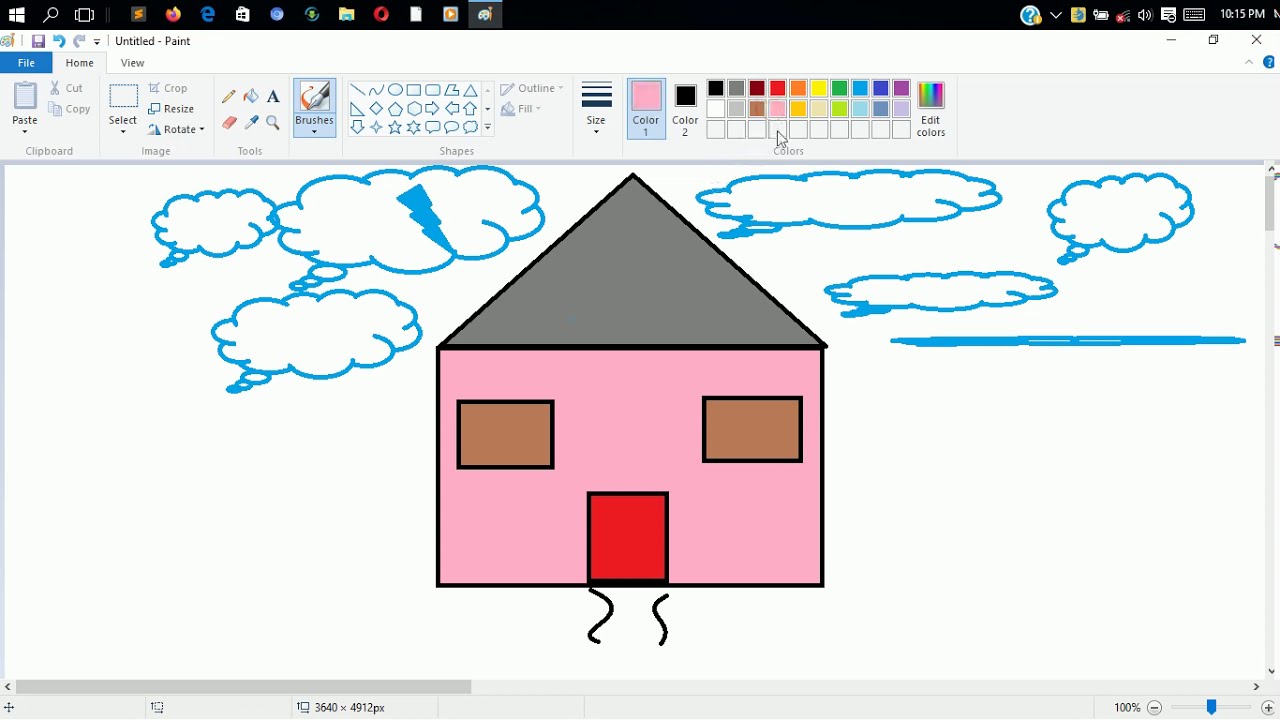 Microsoft Paint Overview - YouTube