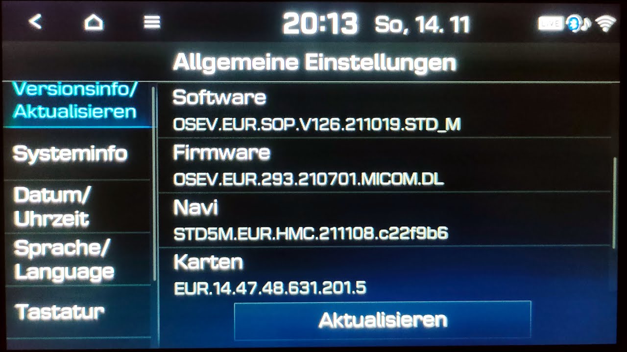 Hyundai Kona EV (Electric) Firmware-Update & Navigations-Update ...