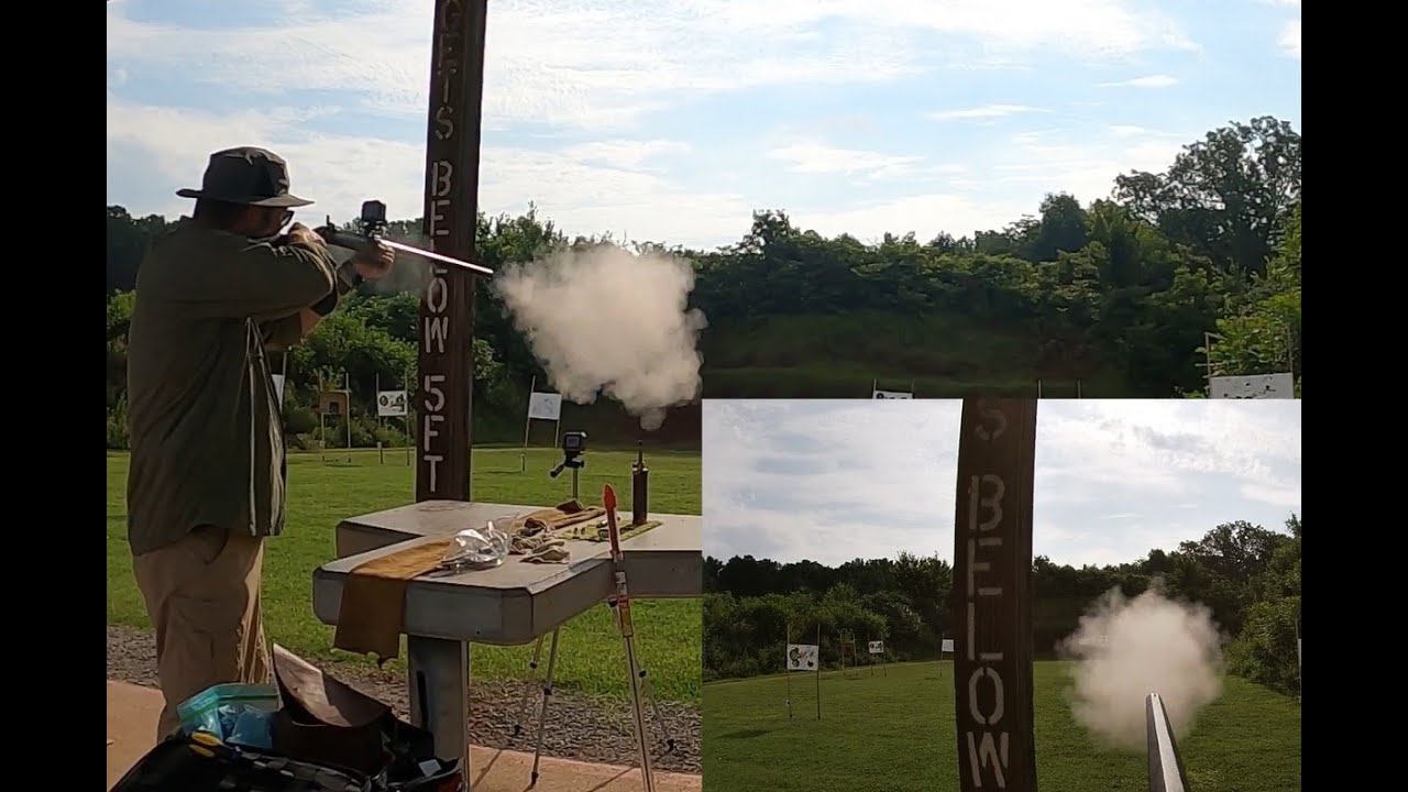 Firing The Project Muzzleloader With A Different View! - YouTube