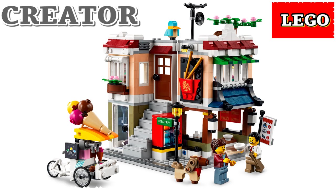 LEGO CREATOR Downtown Noodle shop set of 31131 - YouTube