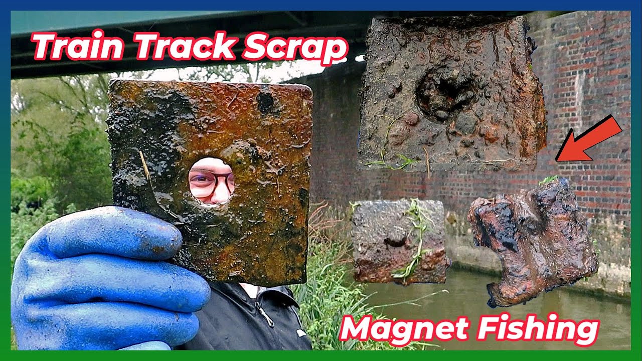 Train Track Scrap & Getting Stuck! | Magnet Fishing [Ep.15] - YouTube