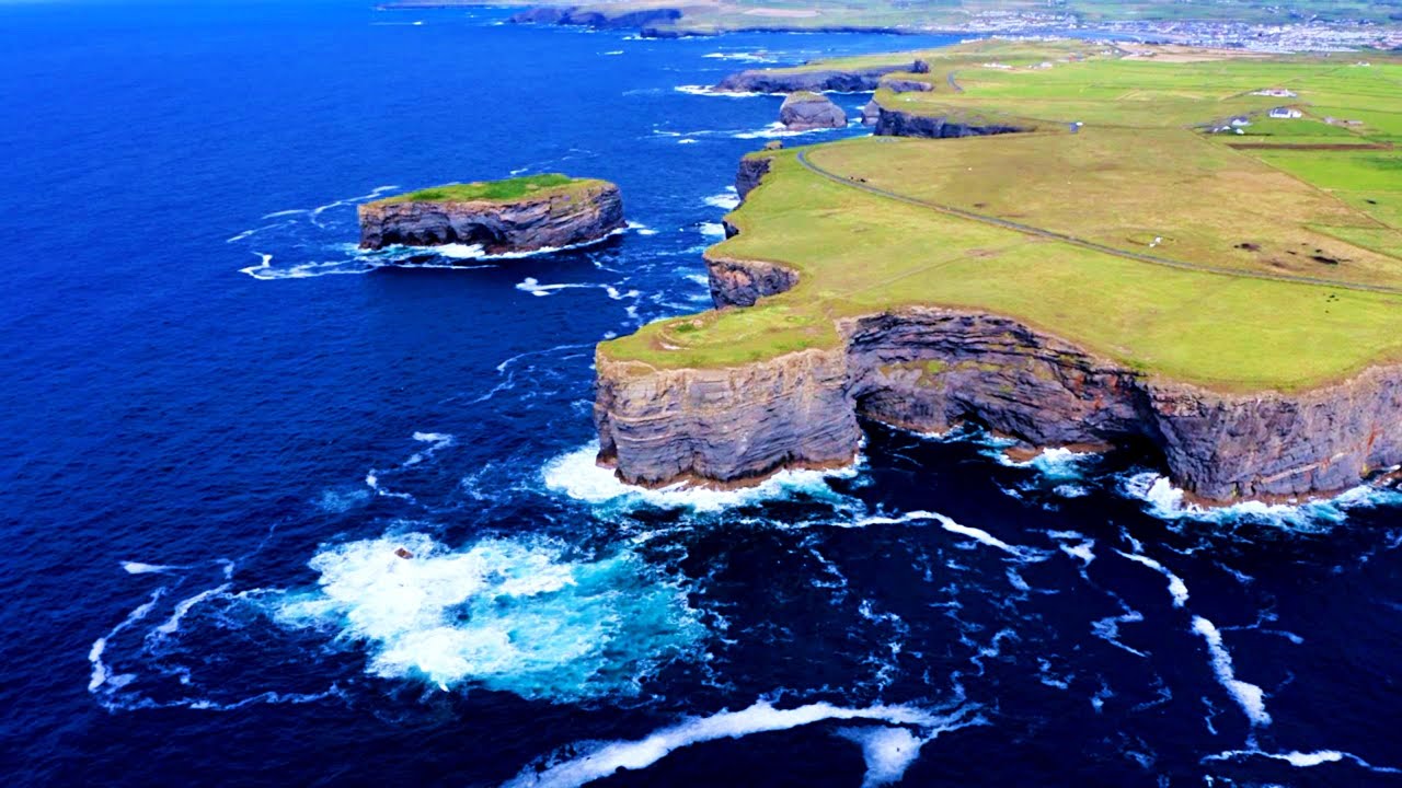 Mystic Mist: Ireland's Coastal Beauty in Fog and Waves - YouTube