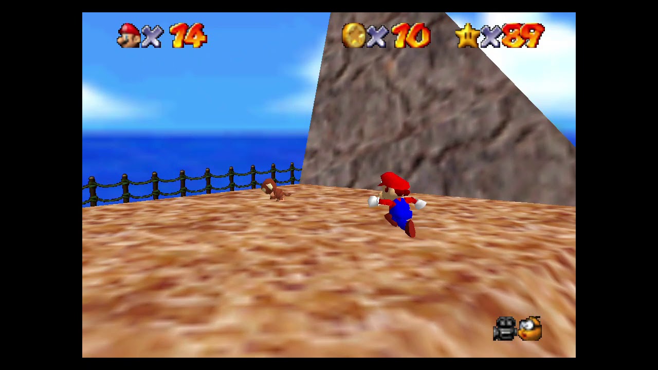 Super Mario 64 100% Walkthrough Part 79 - Mistery Of The Monkey Cage ...