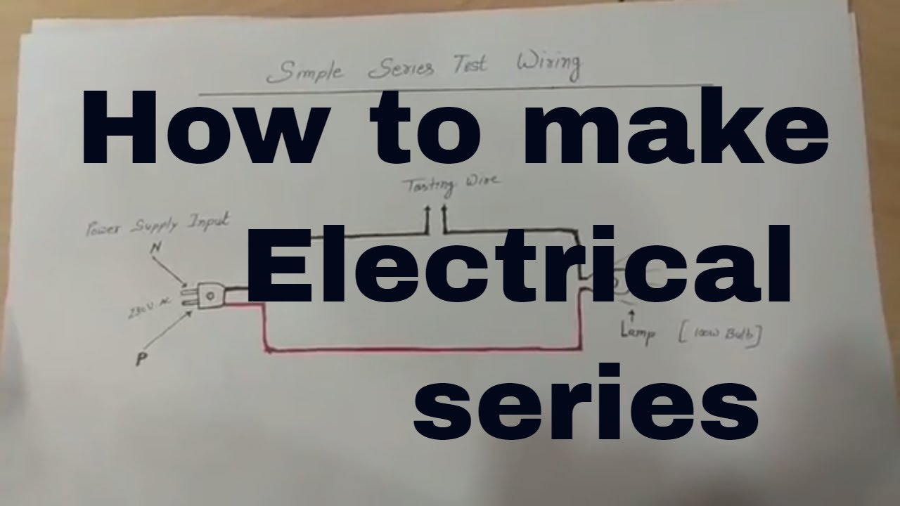 SERIES TEST LAMP very simple ....!!! - YouTube