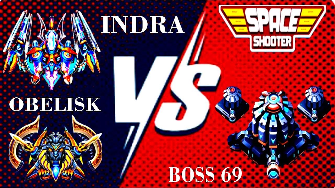 GALAXY ATTACK PREMIUM SPACE SHOOTER BOSS 69( ARES VS OBILISK) || WORLD ...