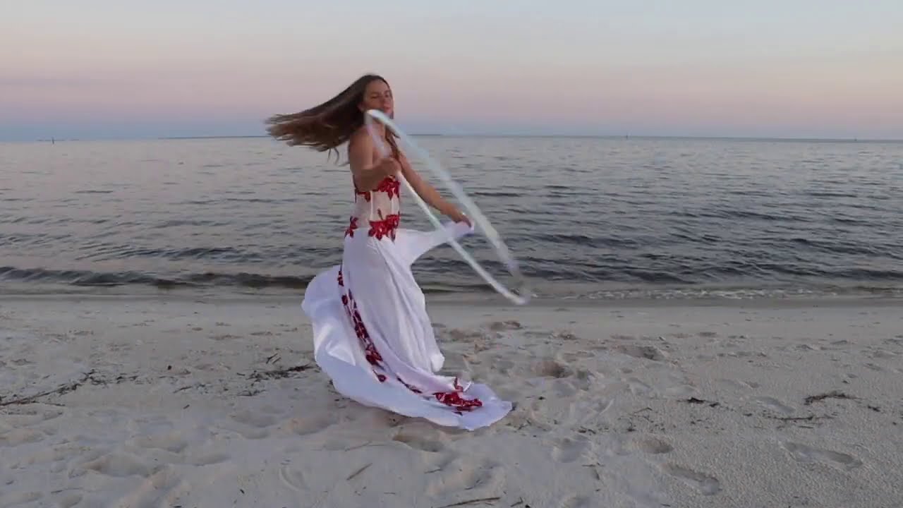 Hula Hooping by the Ocean - YouTube