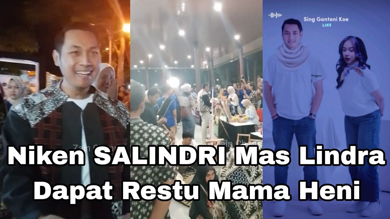 NIKEN SALINDRI MAS LINDRA DAPAT RESTU BUNDA HENI - YouTube